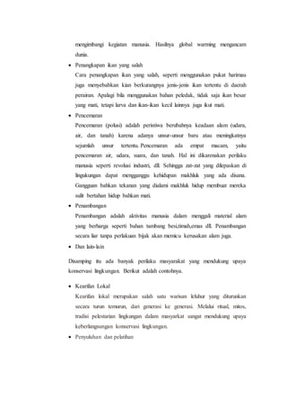 Tugas Pendidikan Lingkungan Hidup | PDF