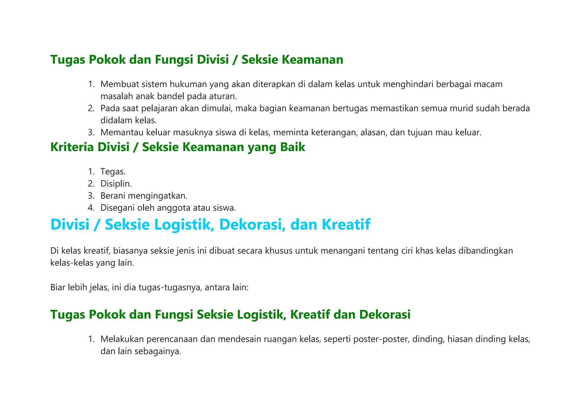 TUGAS TUGAS POKOK PENTING PENGURUS KELAS.docx