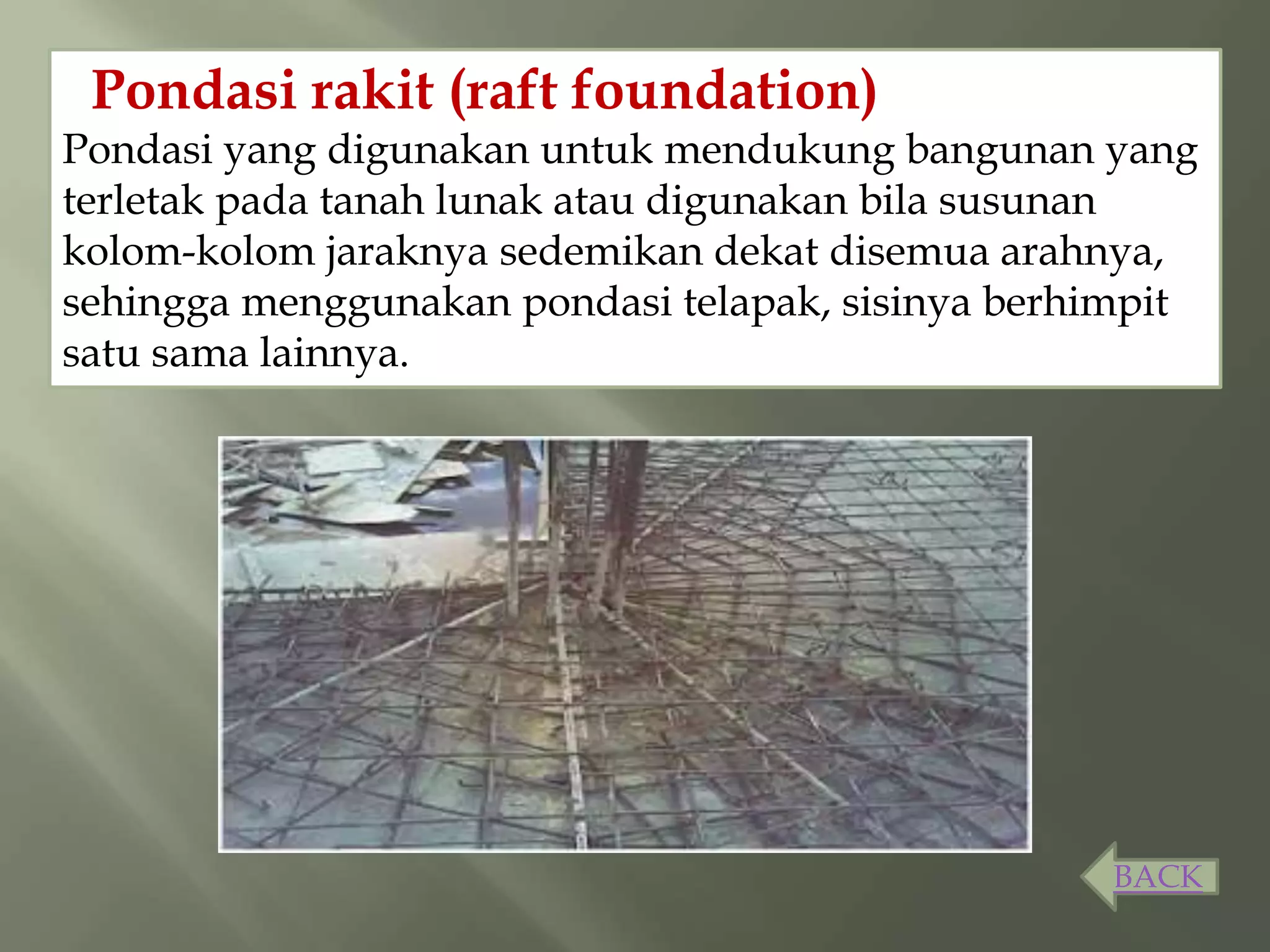 Tugas power point pondasi bangunan | PPTX
