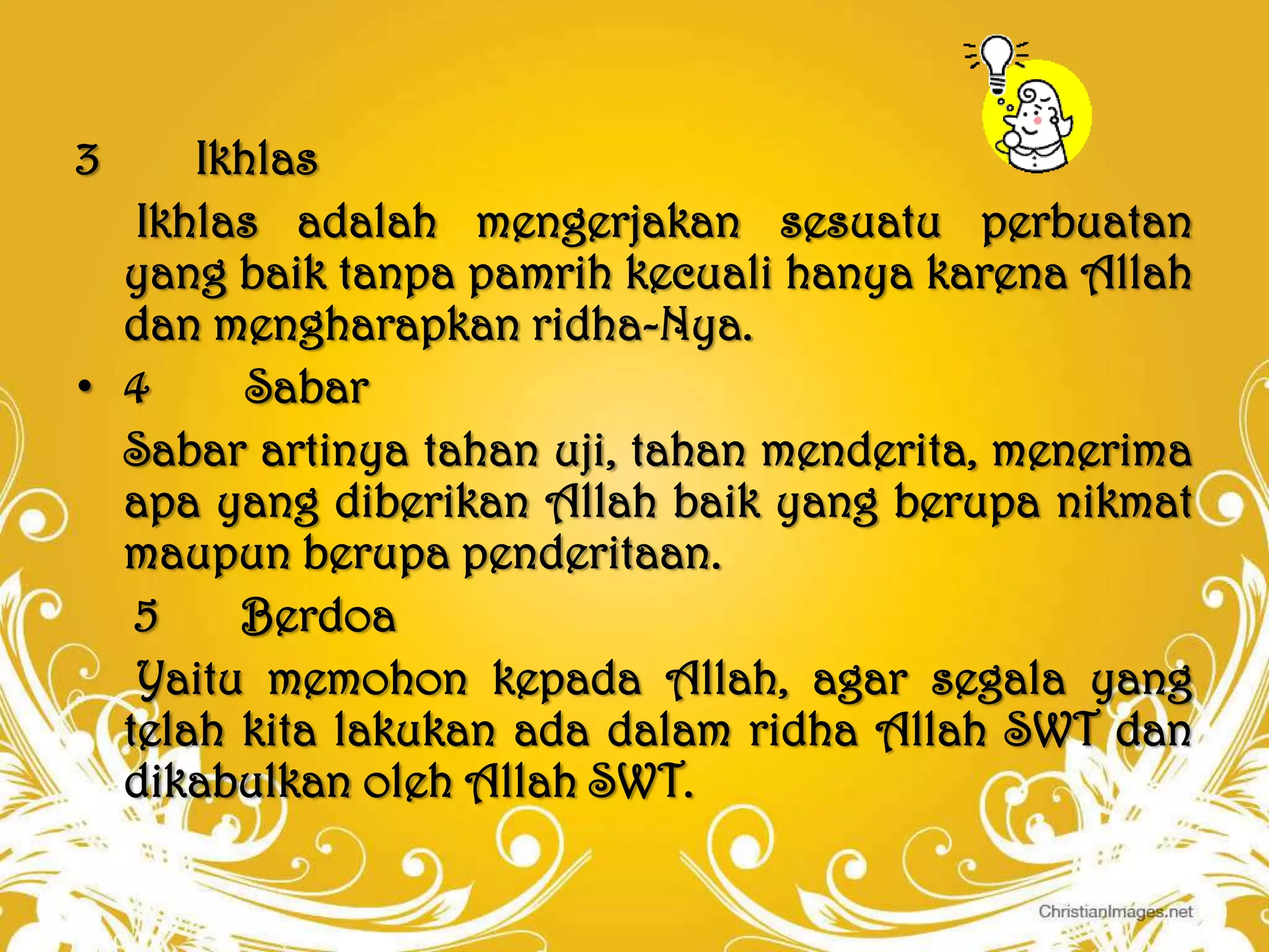 Akhlakul Karimah- Agama Islam | PPTX