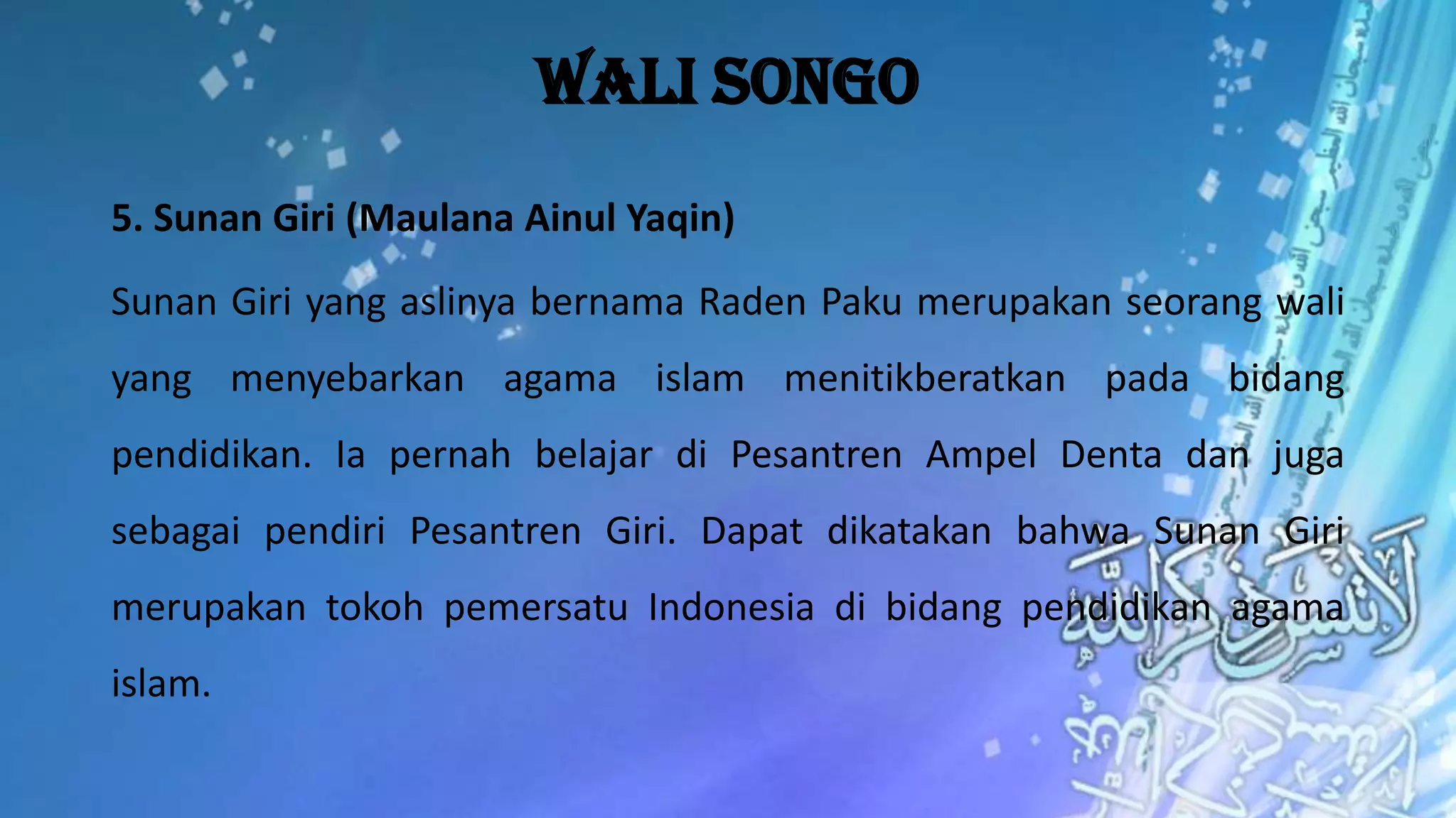 profil walisongo | PPT