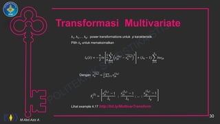 APG Pertemuan 4 : Multivariate Normal Distribution | PPTX