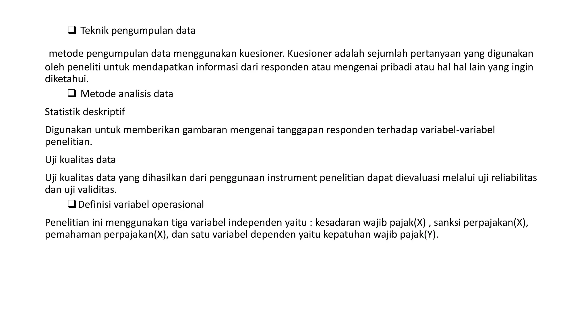 PPT PENGARUH KESADARAN WAJIB PAJAK, SANKSI PERPAJAKAN DAN PEMAHAMAN ... PPT PENGARUH KESADARAN WAJIB PAJAK, SANKSI PERPAJAKAN DAN PEMAHAMAN ...