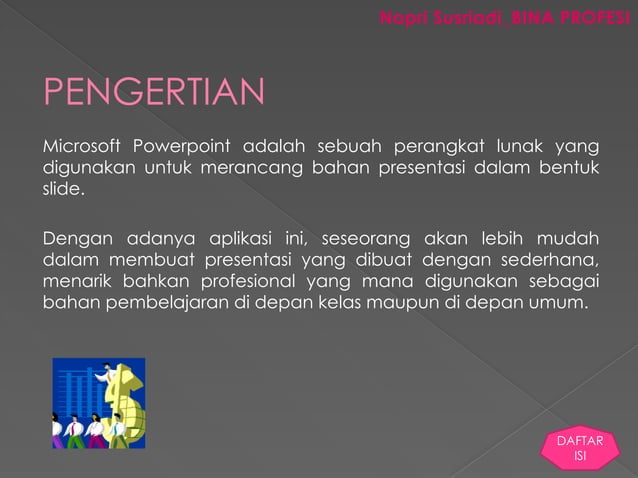 TUGAS POWERPOINT MEMBUAT SLIDE BINA PROFESI.pptx