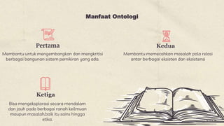 OBJEK KAJIAN ILMU (ONTOLOGI) MENURUT BARAT DAN ISLAM.pptx