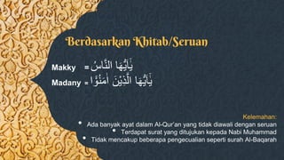 al Makky wa al Madany | PPTX