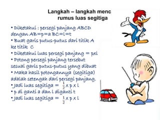 Rumus Luas dan Keliling Segitiga | PPTX