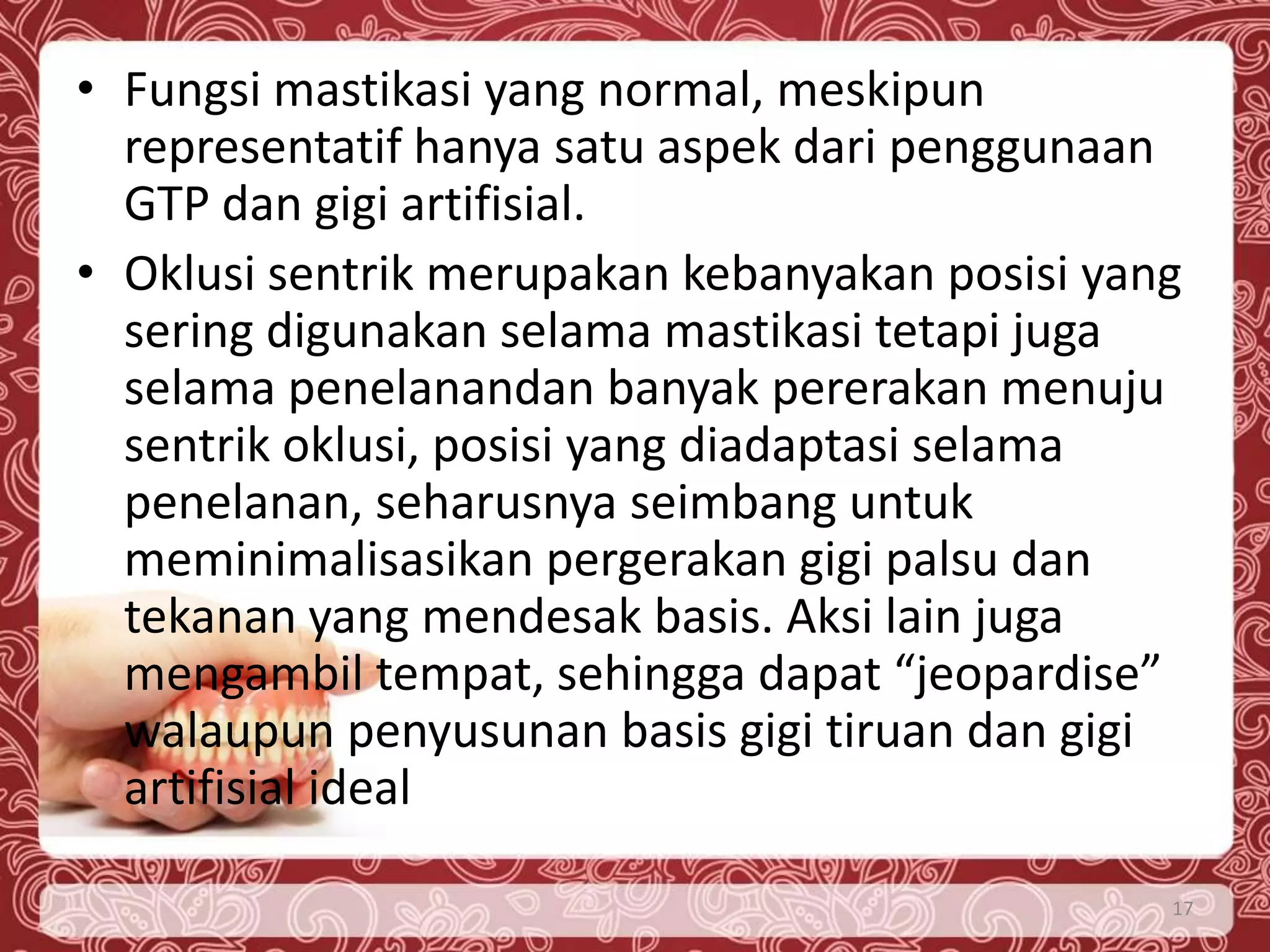 Tugas ppt oklusi pada gtp | PPTX