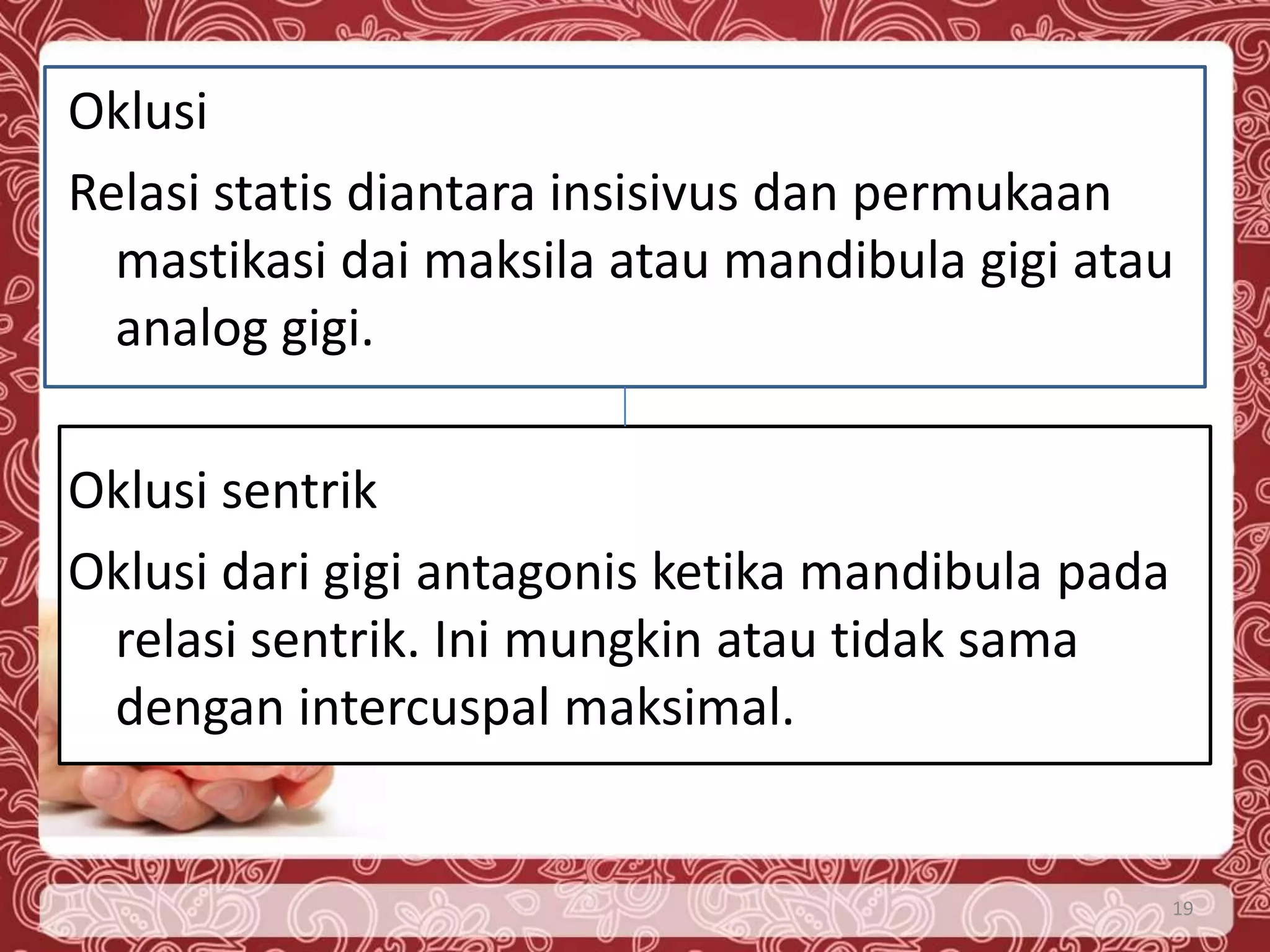 Tugas ppt oklusi pada gtp | PPTX
