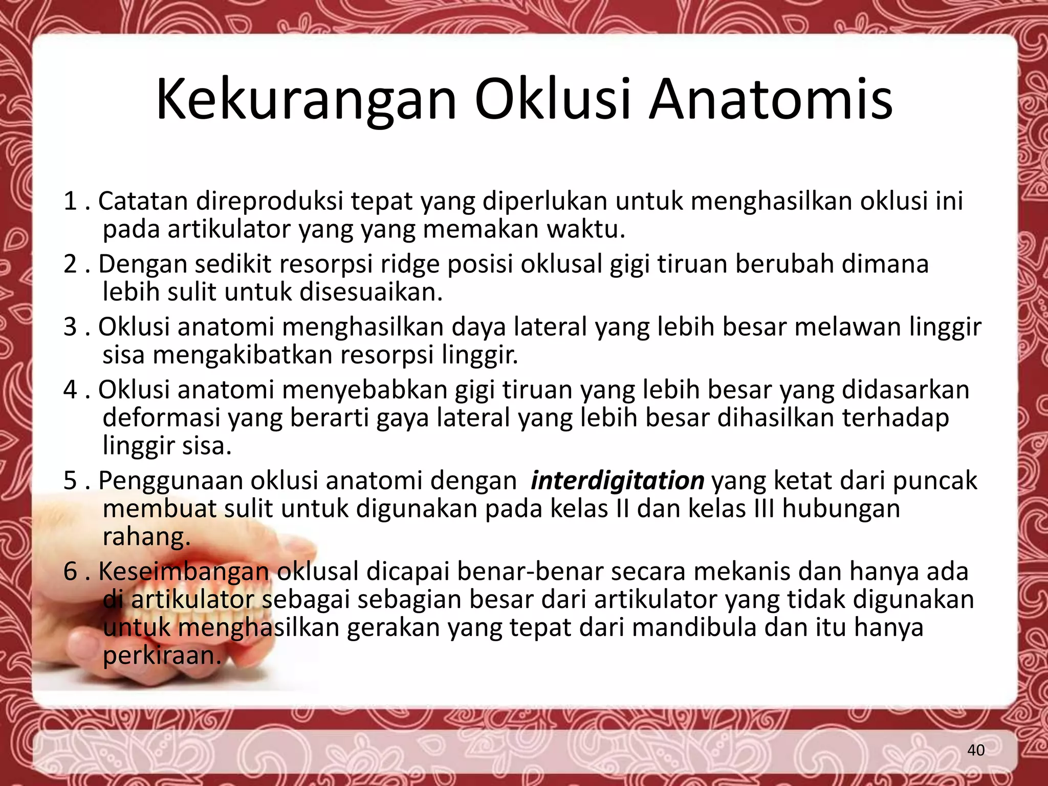 Tugas ppt oklusi pada gtp | PPTX