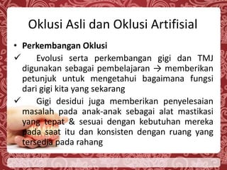 Tugas ppt oklusi pada gtp | PPTX