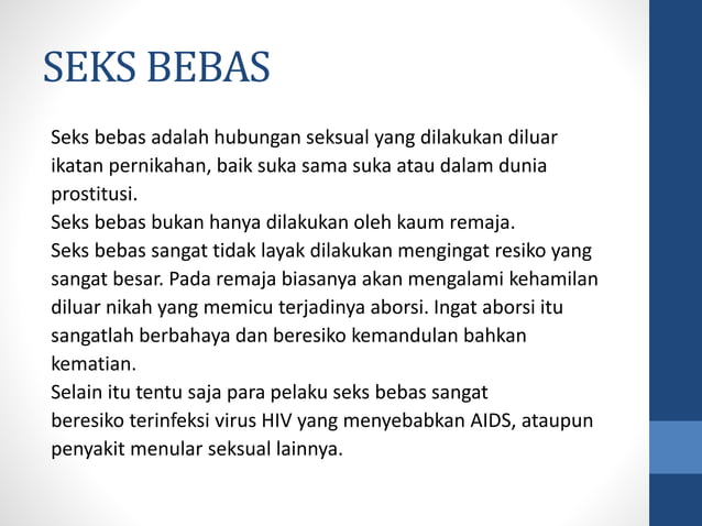 PPT HIV?Aids dan Seks Bebas | PPTX
