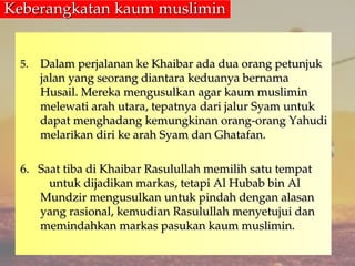 TUGAS PPT PERANG KHAIBAR untuk pembelajaran sirah nabawi.ppt