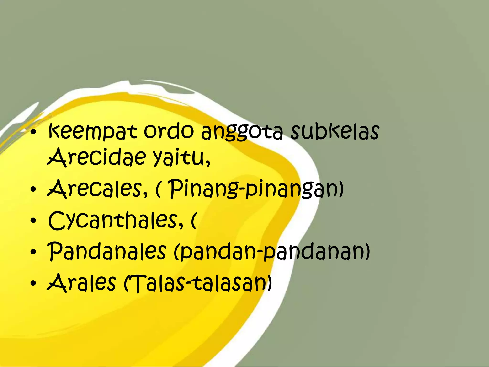 Tugas ppt tumbuhan tingkat tinggi kelas liliopsida | PPTX