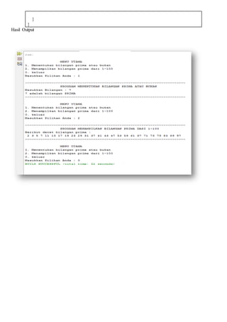 Tugas praktek modul isbd | PDF