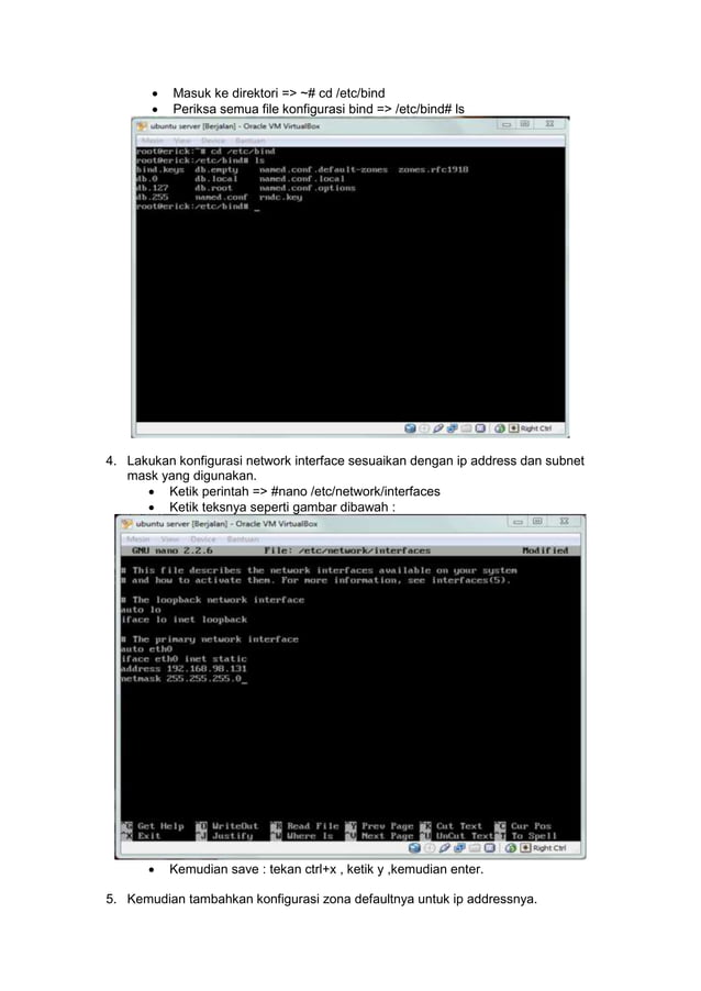 Setting DNS pada ubuntu server | PDF