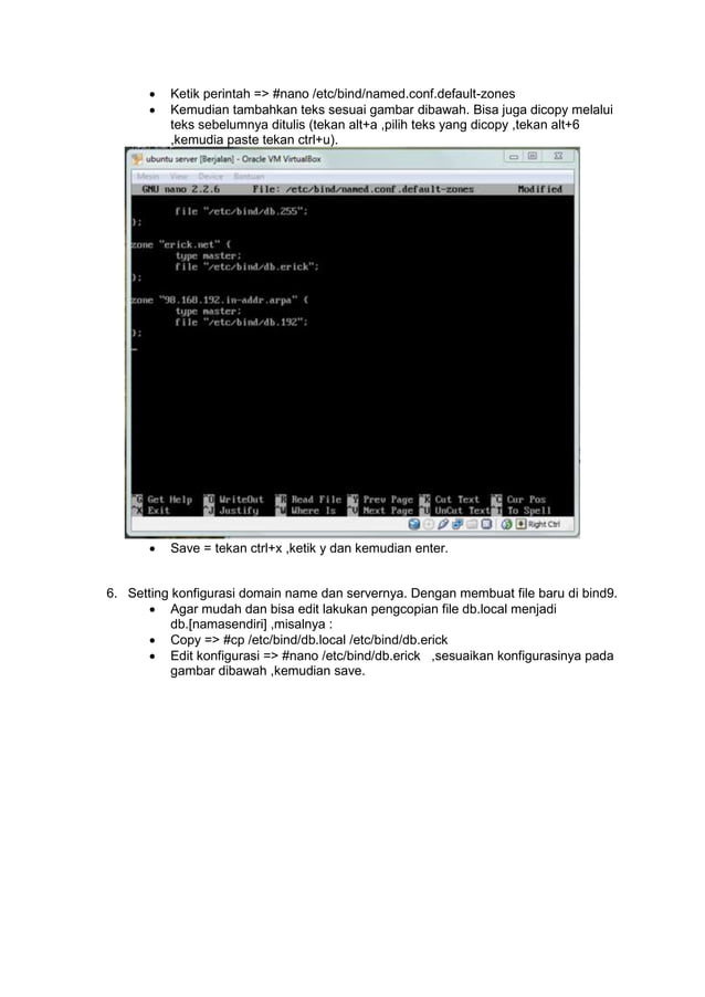 Setting DNS pada ubuntu server | PDF