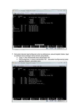 Setting DNS pada ubuntu server | PDF | Free Download