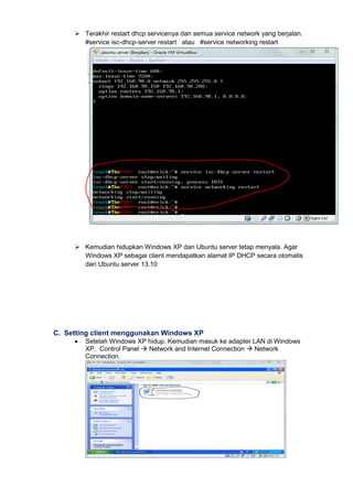 Setting DHCP Ubuntu Server | PDF | Free Download