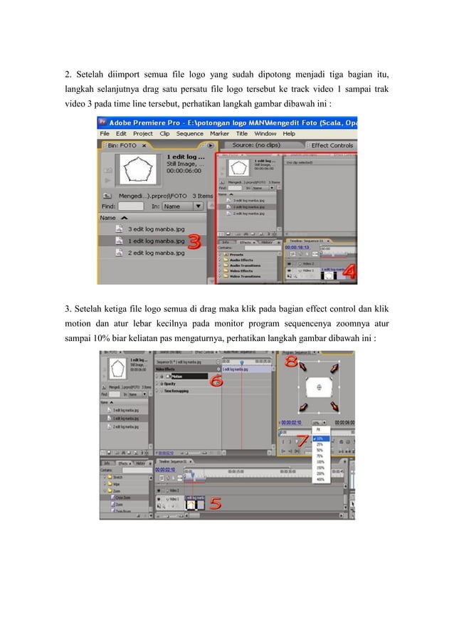 Tugas praktikum dasar komputer efek dalam adobe primer | PDF