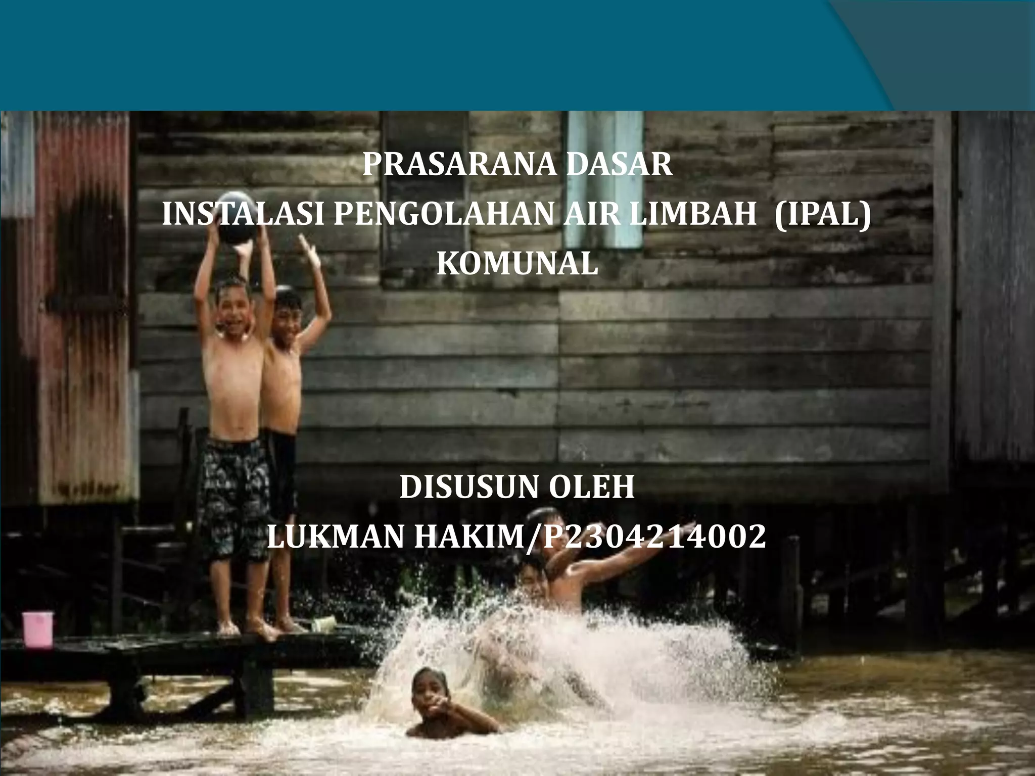 prasana dasar ipal komunal | PDF