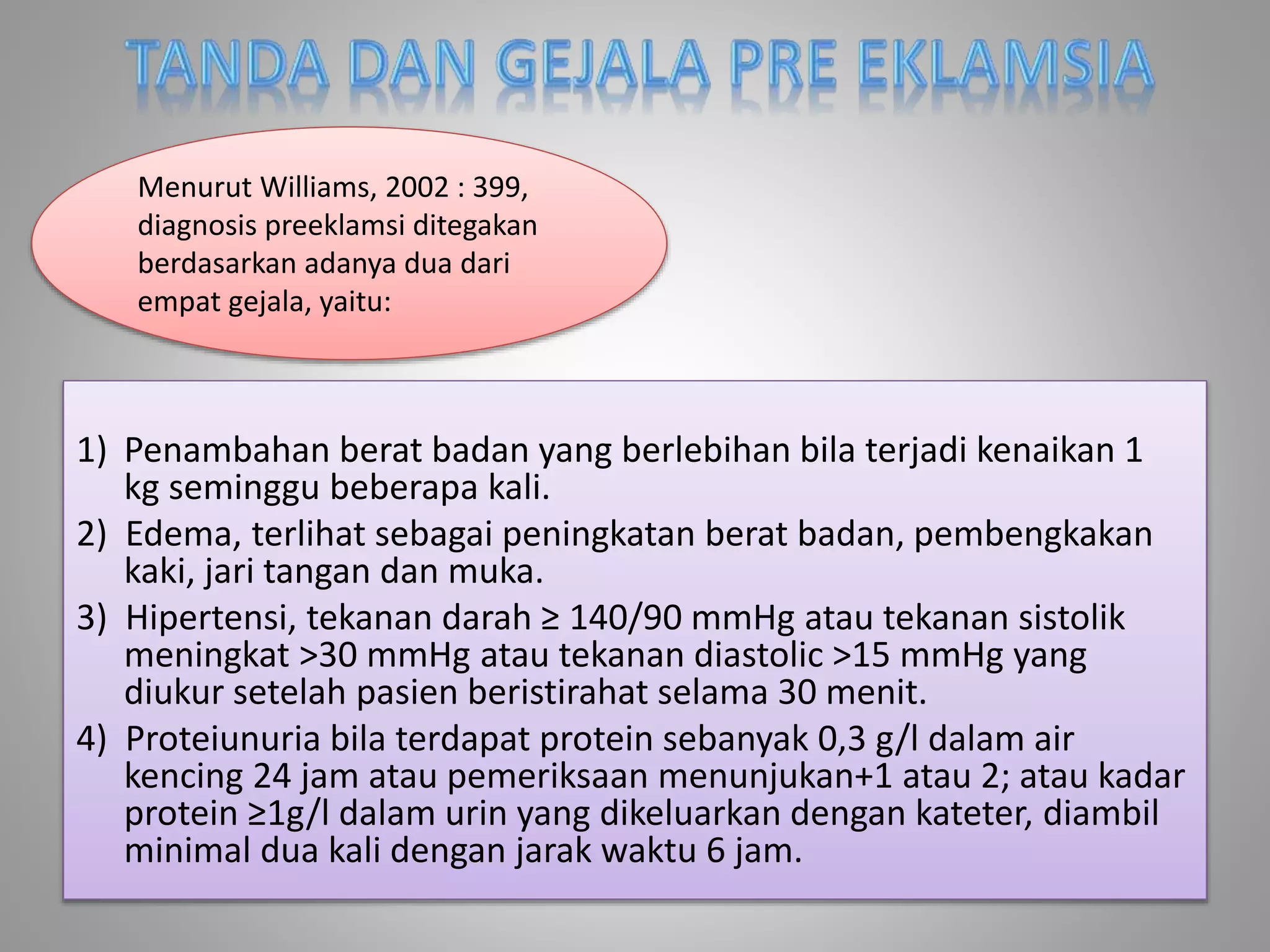 Pre Eklampsia & Eklampsia | PPTX