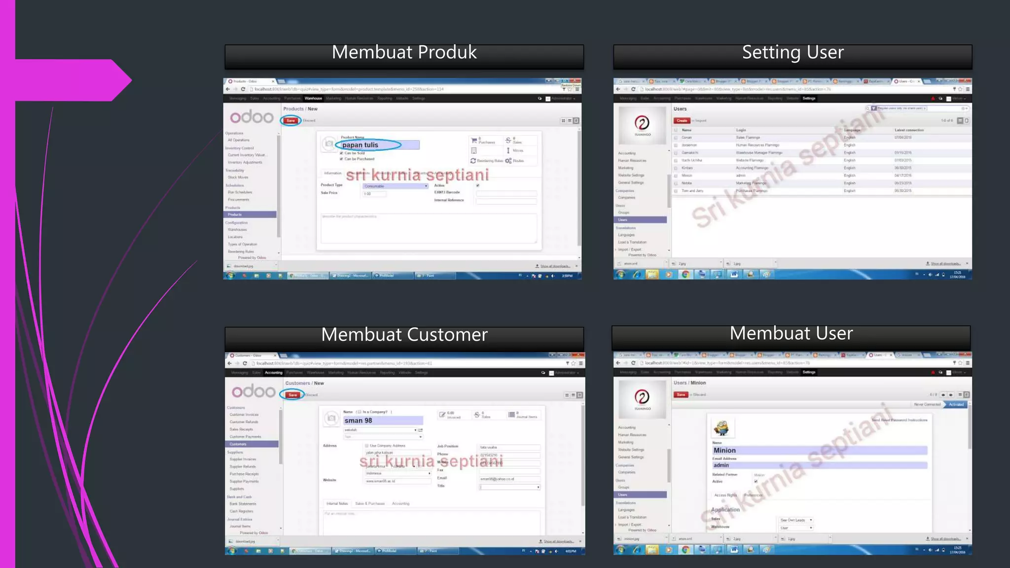 Fungsi Admin PT Flamingo | PPT