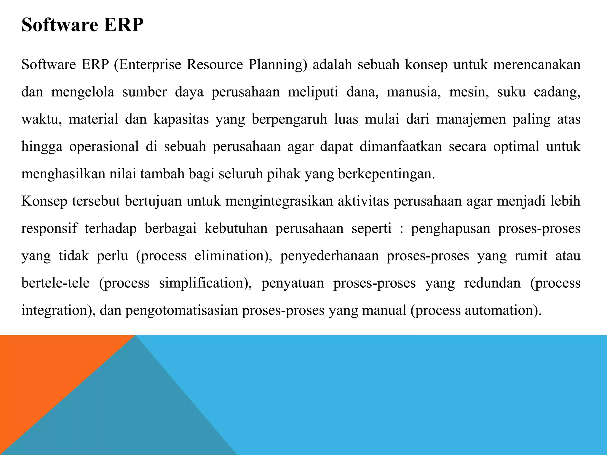 Presentasi ERP tentang software MixERP | PPTX