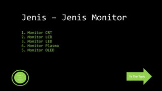Monitor Komputer Oleh Abdi | PPTX