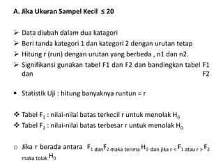 Uji Run ( Keacakan ) | PPTX