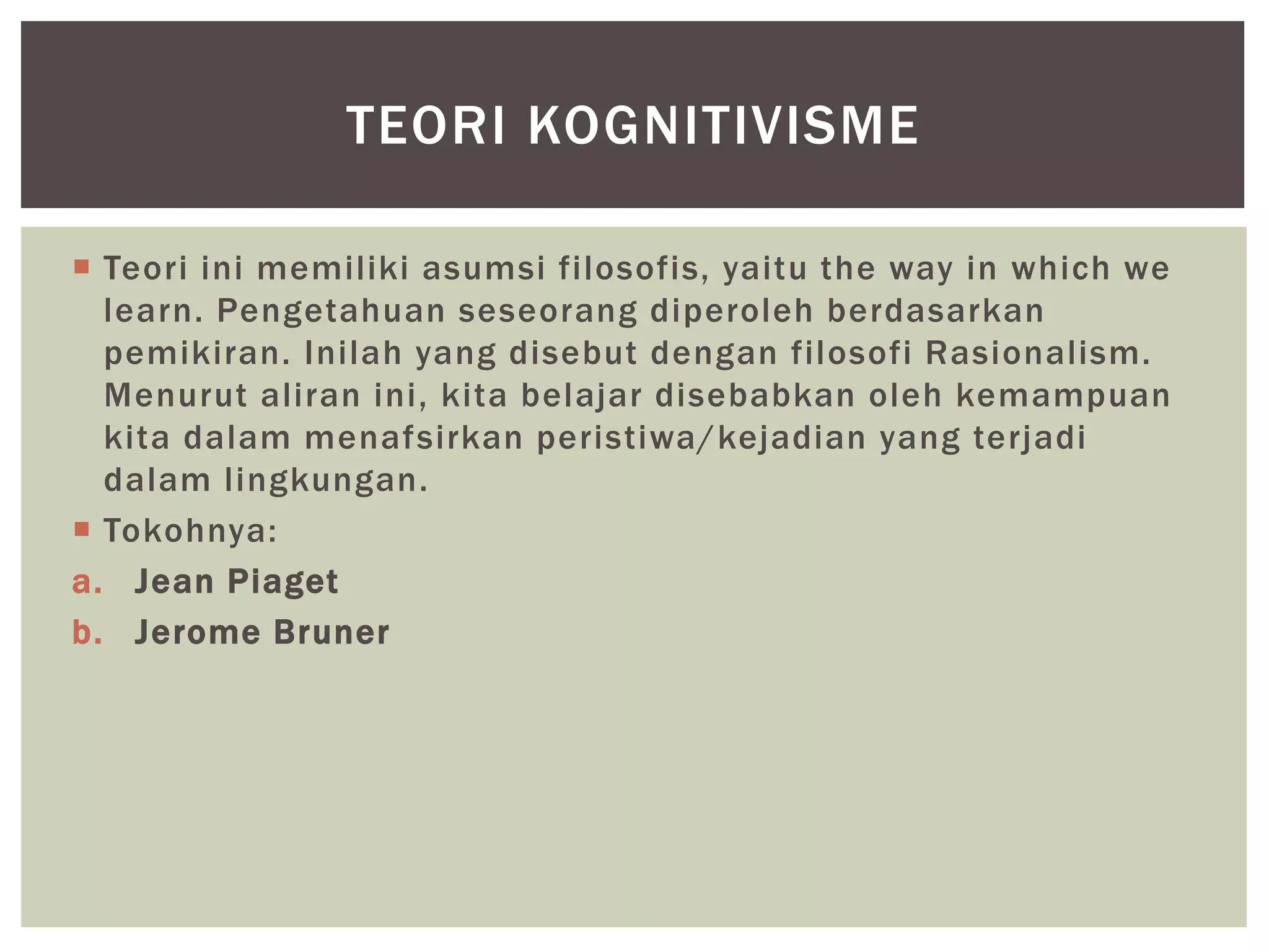 teori dan konsep pendidikan | PPTX