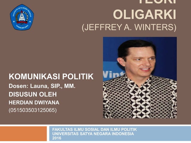 Teori oligarki | PPTX