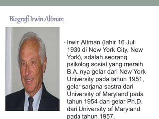 Teori penetrasi sosial | PPTX