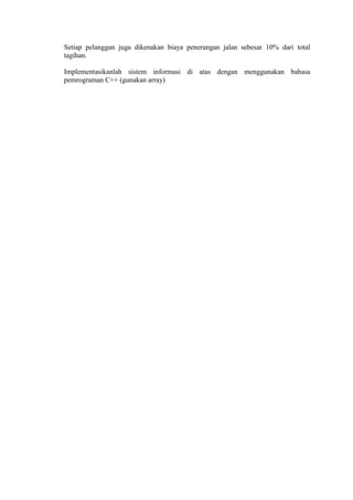 Tugas program array c++ | DOCX