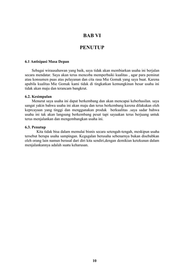 Rencana Bisnis | PDF