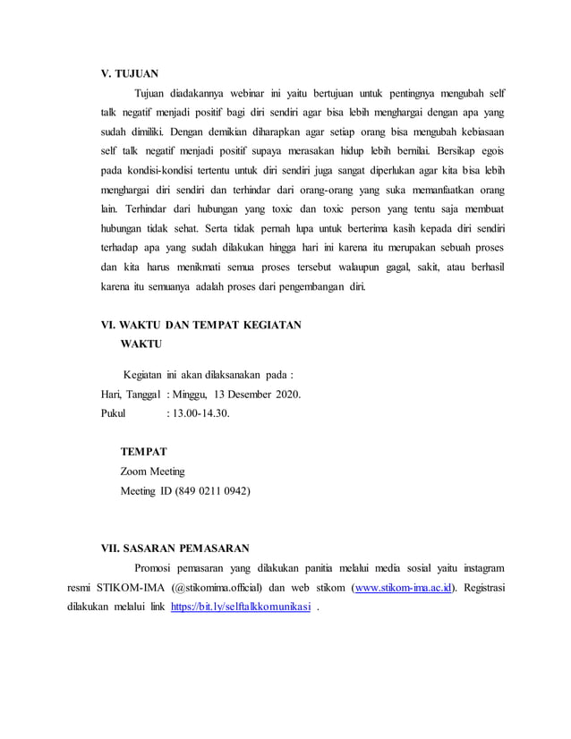 Tugas proposal penelitian webinar 16 des 2020 | PDF