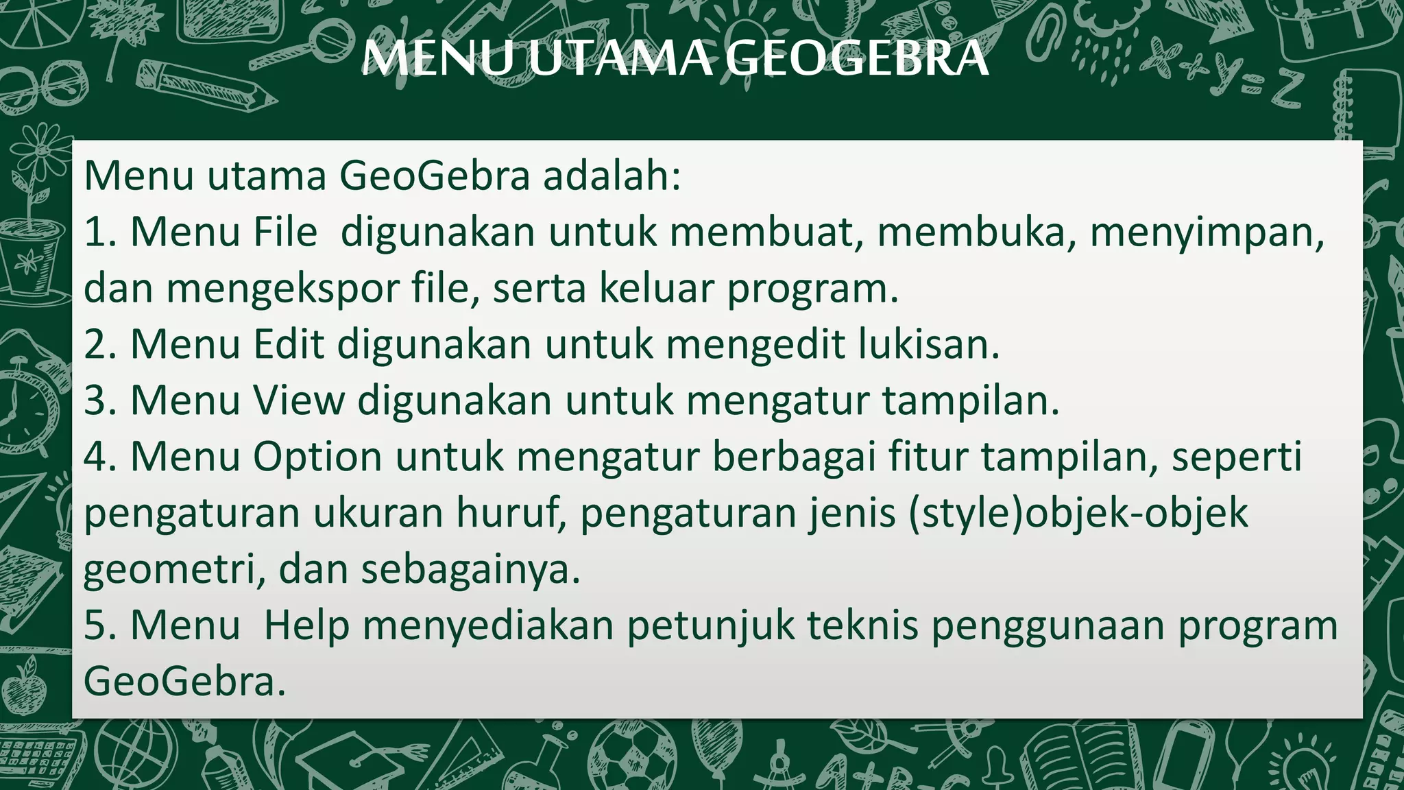 Geogebra dan Maple | PPTX