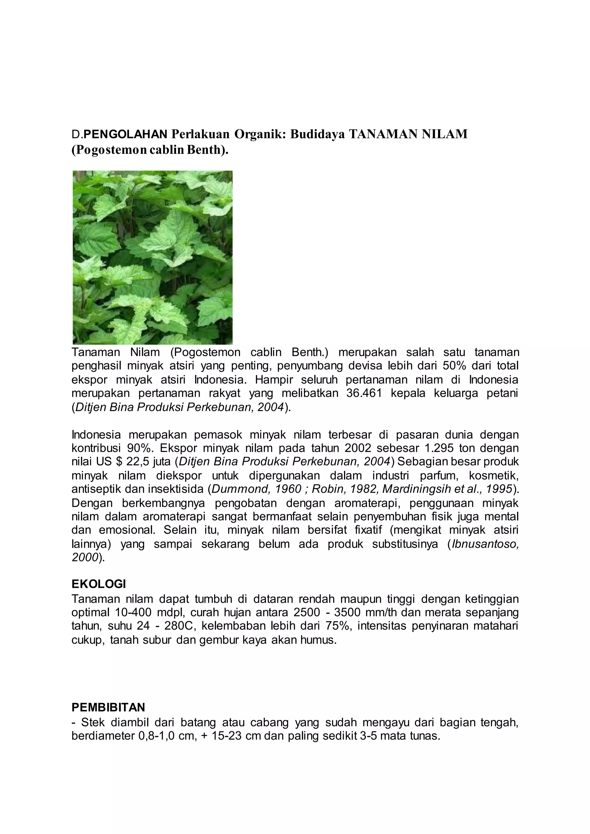 Tugas prtn nilam dan tebuh | DOCX