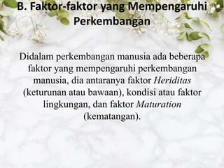 Psikologi Pendidikan (teori perkembangan individu) | PPT