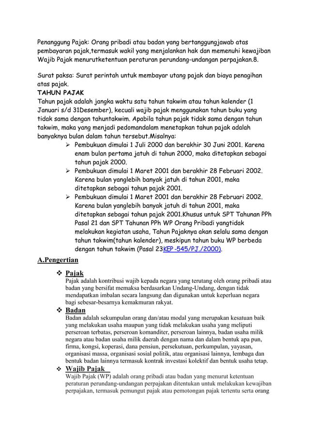 tugas pratikum komputer dan administrasi perpajakan | PDF