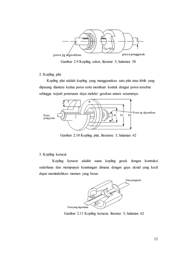 Tugas rancangan elemen mesin 1 (kopling) | DOCX