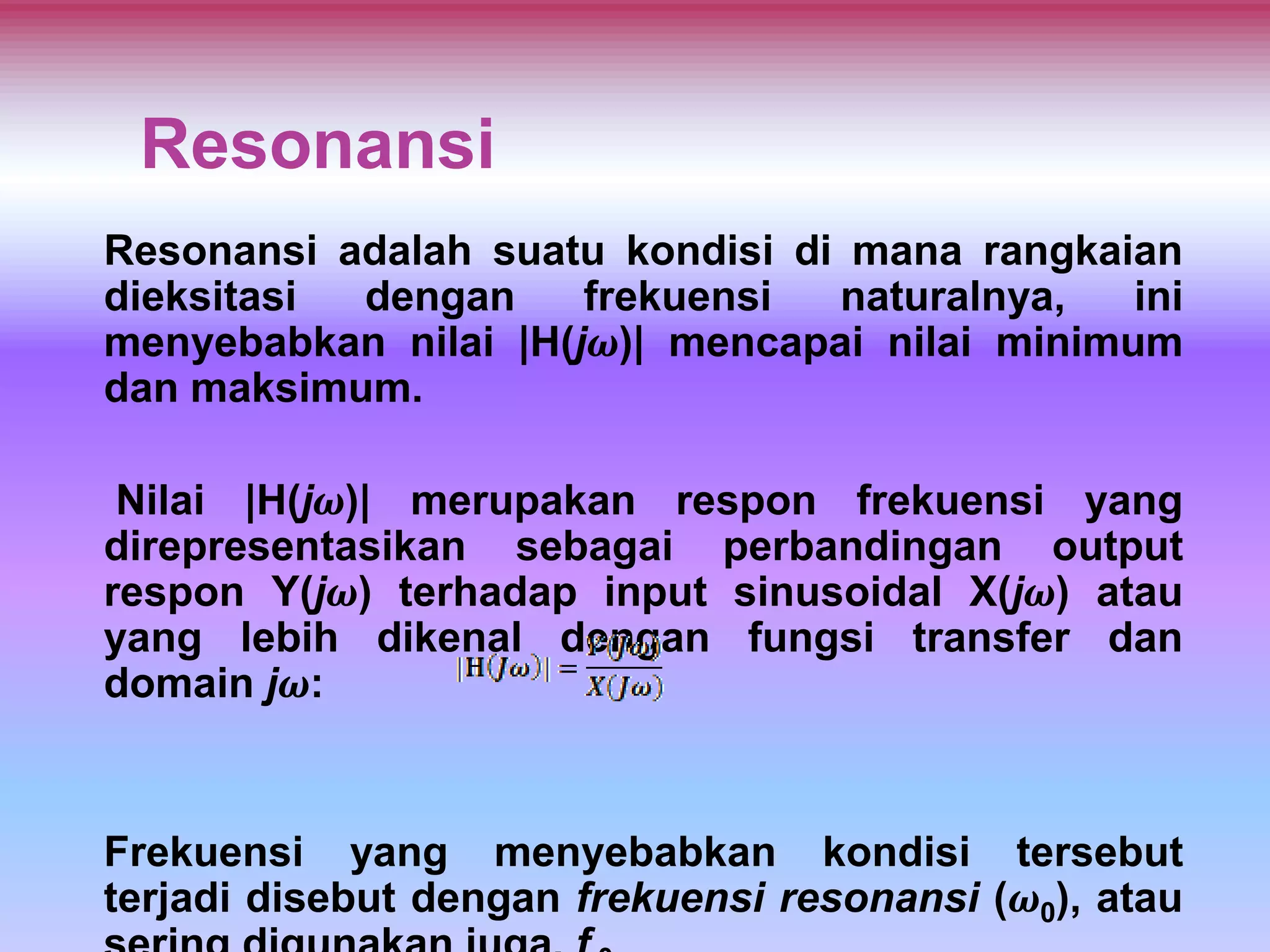 Rangkaian Resonansi Paralel | PPTX
