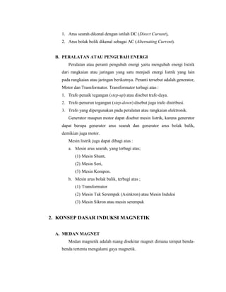 Tugas rangkuman teknik tenaga listrik | PDF