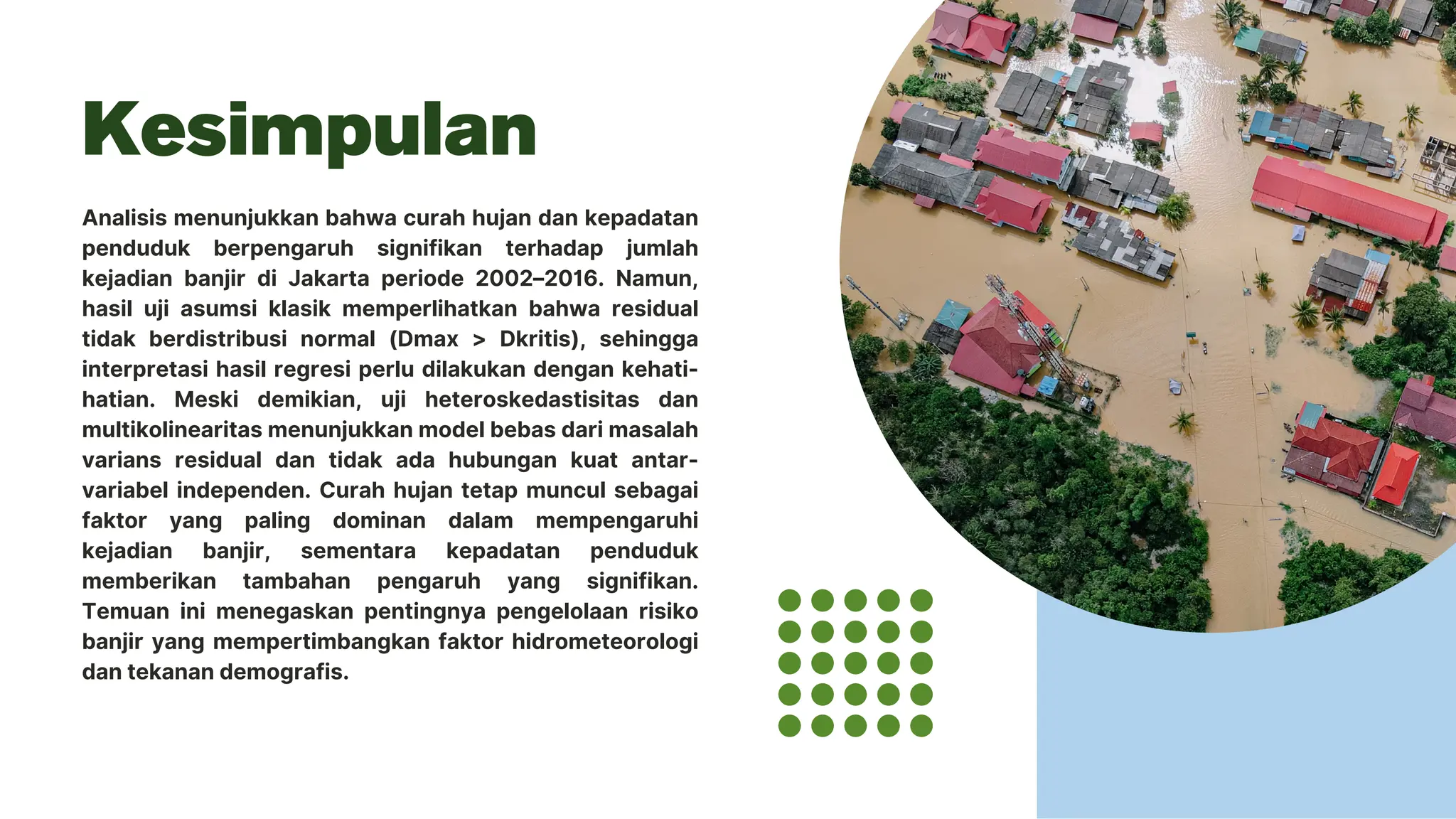 Analisis Pengaruh Curah Hujan dan Kepadatan Penduduk terhadap Jumlah ...