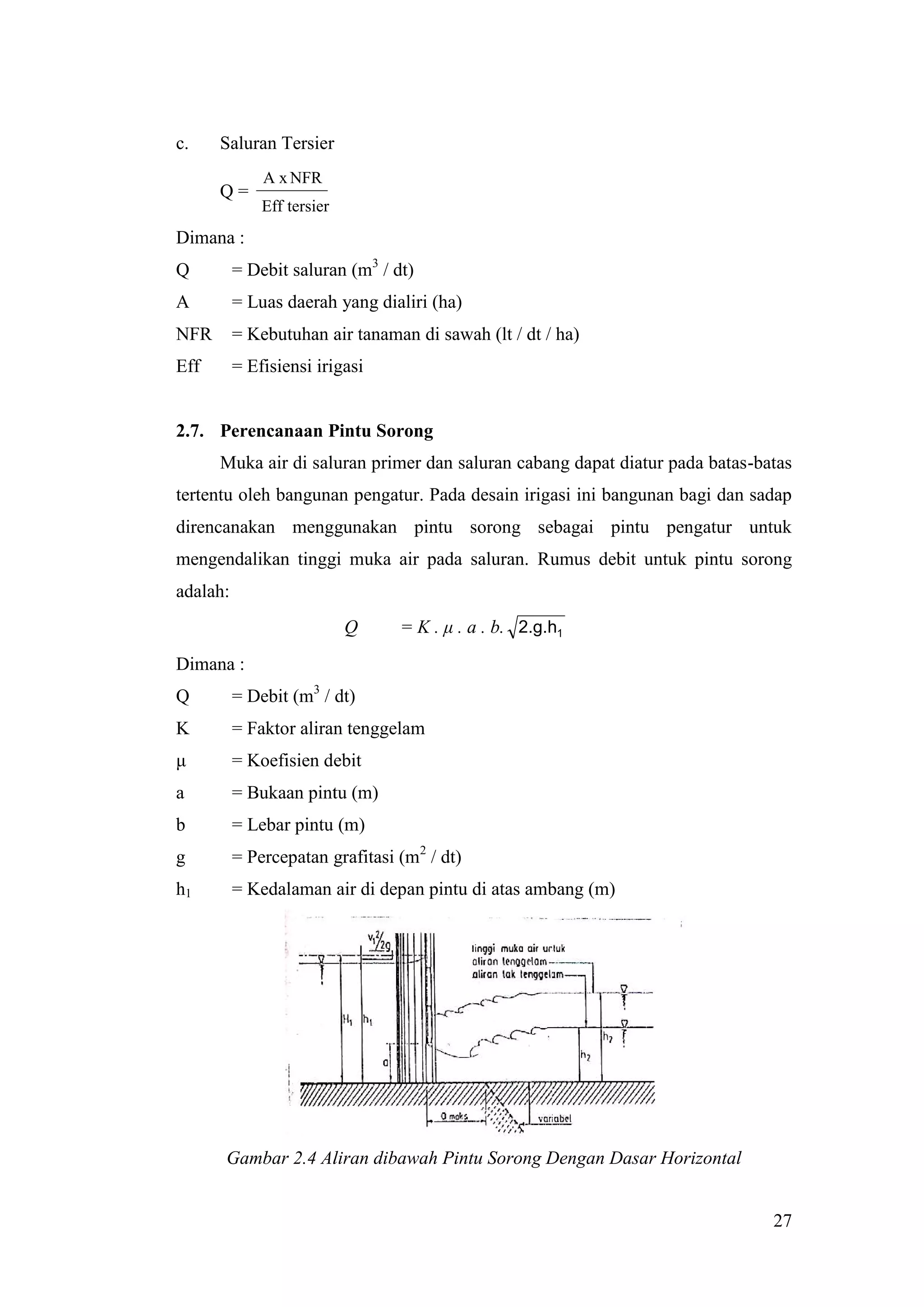 Tugas Besar Rekayasa Irigasi II | PDF