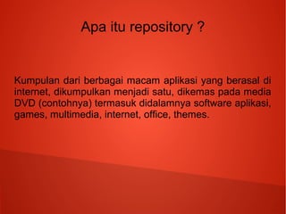 Tugas repository lokal | PPT