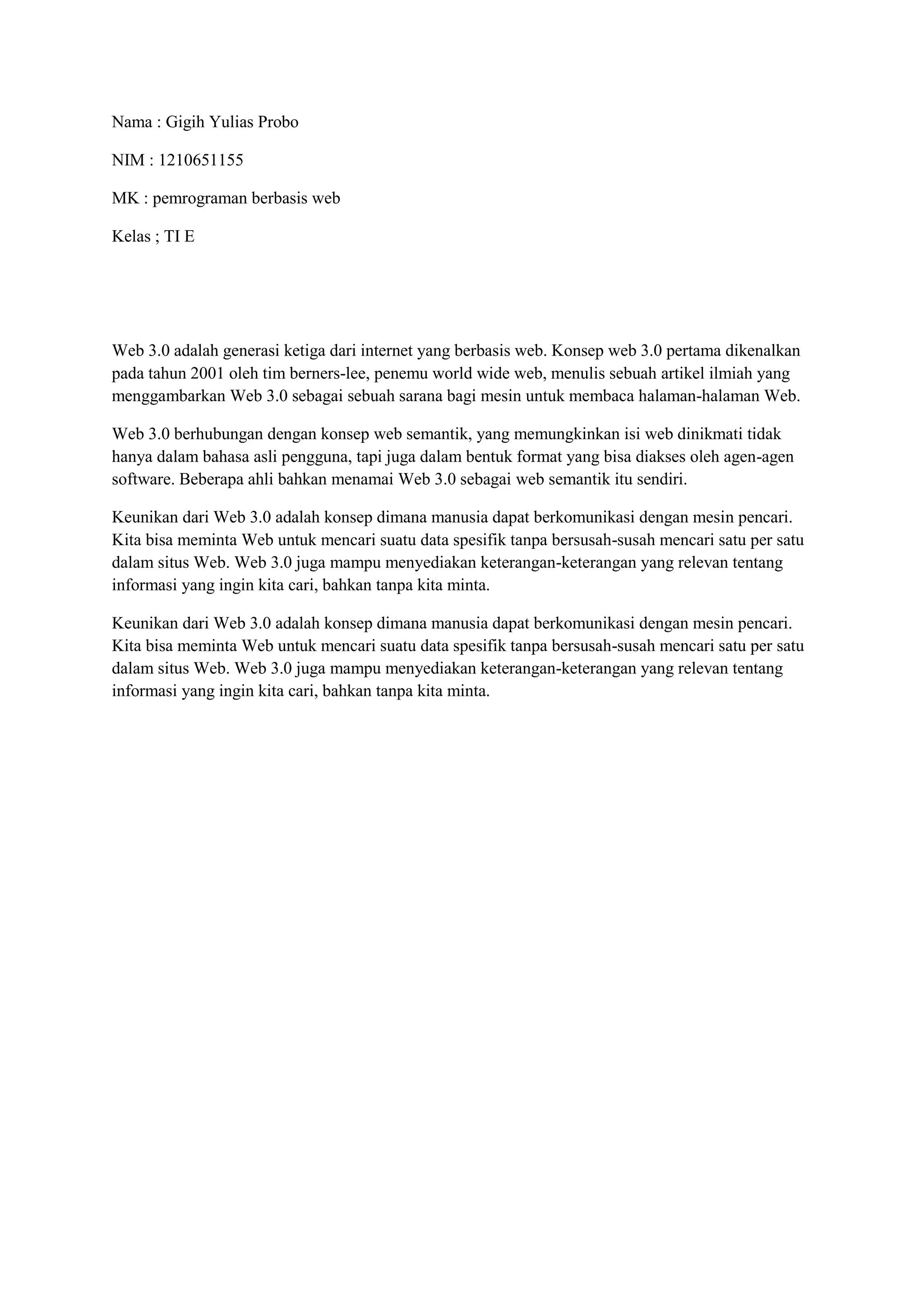 Tugas resume-PBW-gigih | DOCX