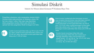 Tugas Resume Paper PT Krakatau Daya Tirta (Model Q Lost Sales) | PPT