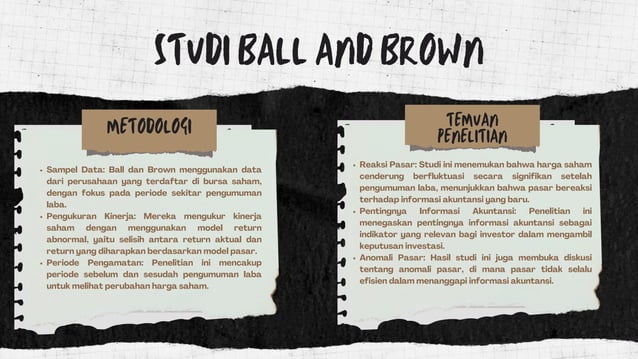 Review jurnal Ray Ball and Philip Brown, “An Empirical Evaluation of ...