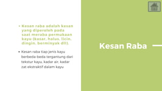 KARAKTERISTIK DAN SIFAT-SIFAT KAYU | PDF